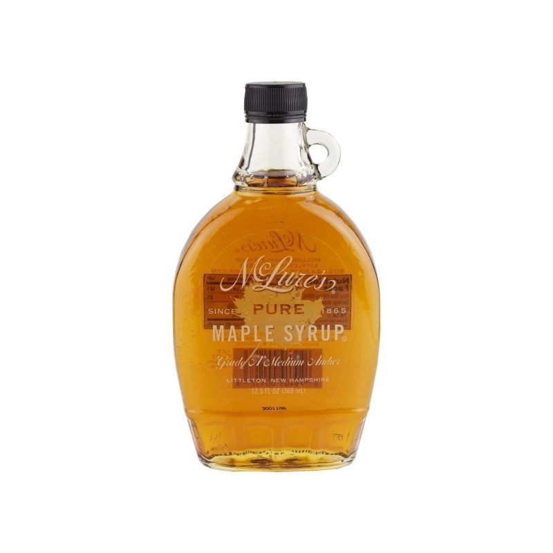 Medium Amber Grade A Maple Syrup 12/12.5Oz - Pure Sweetness from Mclures