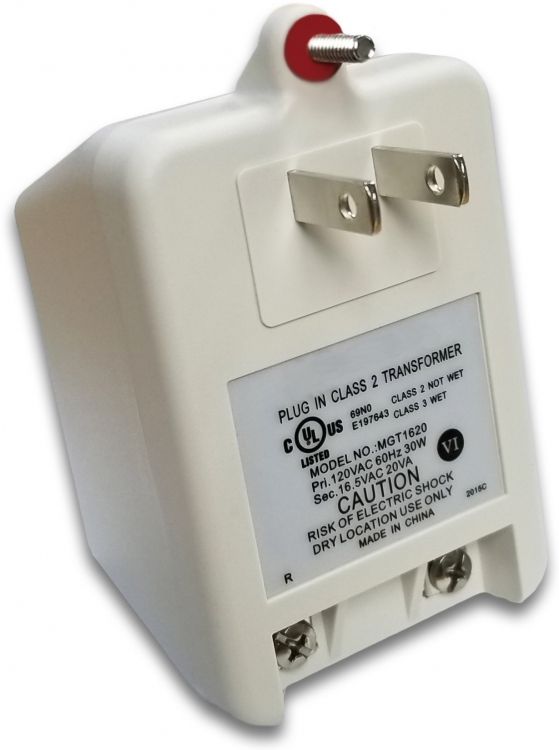 Buy Plug-In Transformer 16Vac 20Va Online - U.L. Listed Class II