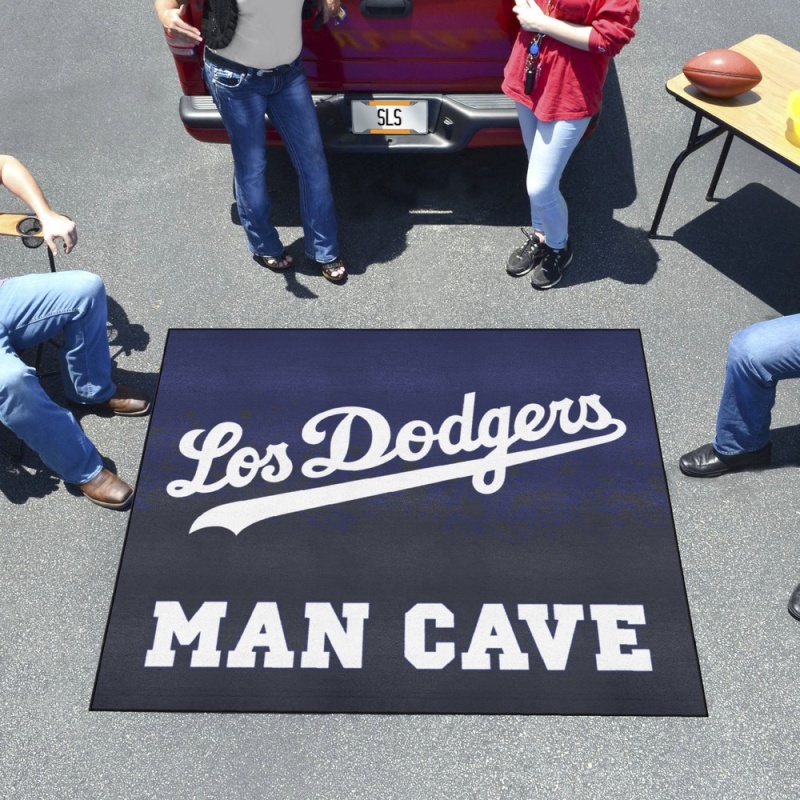 Los Angeles Dodgers Man Cave Tailgater Rug 5Ft. X 6Ft