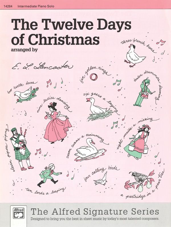 The Twelve Days of Christmas Sheet: Buy Piano Sheet Music Online