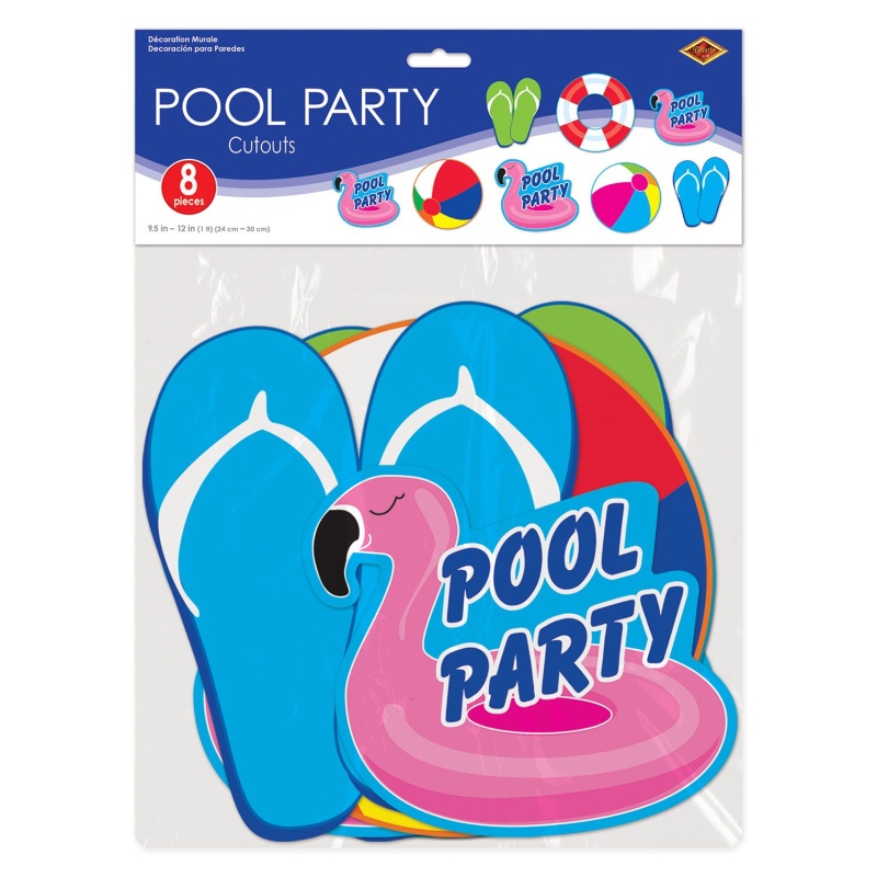 Pool Party Cutouts