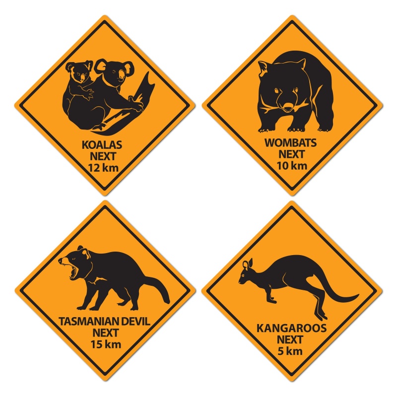 Buy Outback Road Sign Cutouts Online - Perfect for Outdoor Themed Parties