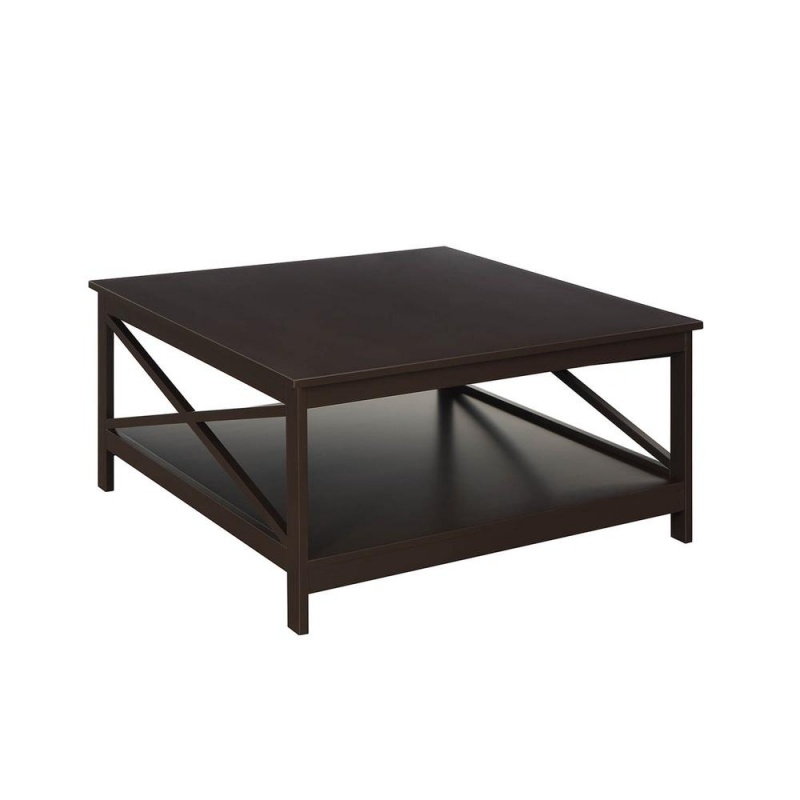 Oxford 36 Inch Square Coffee Table by Convience Concept, Inc.