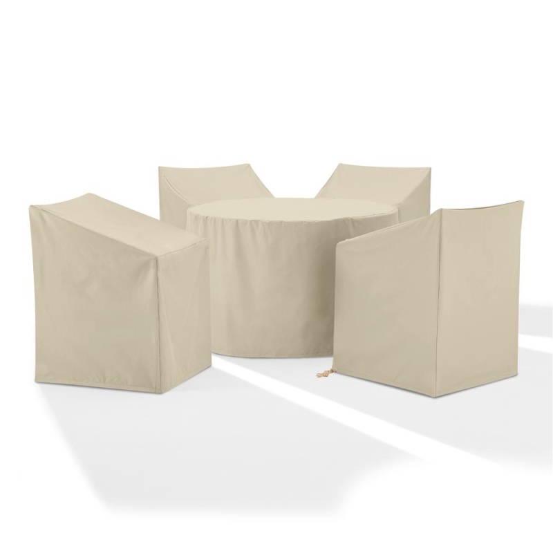 Crosley 5Pc Round Outdoor Dining Furniture Cover Set - Buy Online