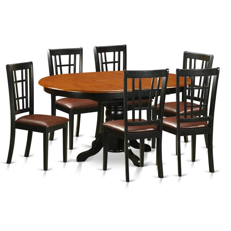 East West Furniture 7 PC Dining Room Set - Buy Online Now