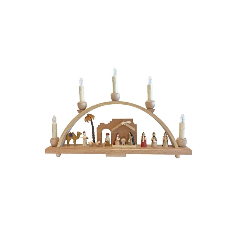 Nativity Scene Arch by Alexander Taron - Richard Glaesser Collection