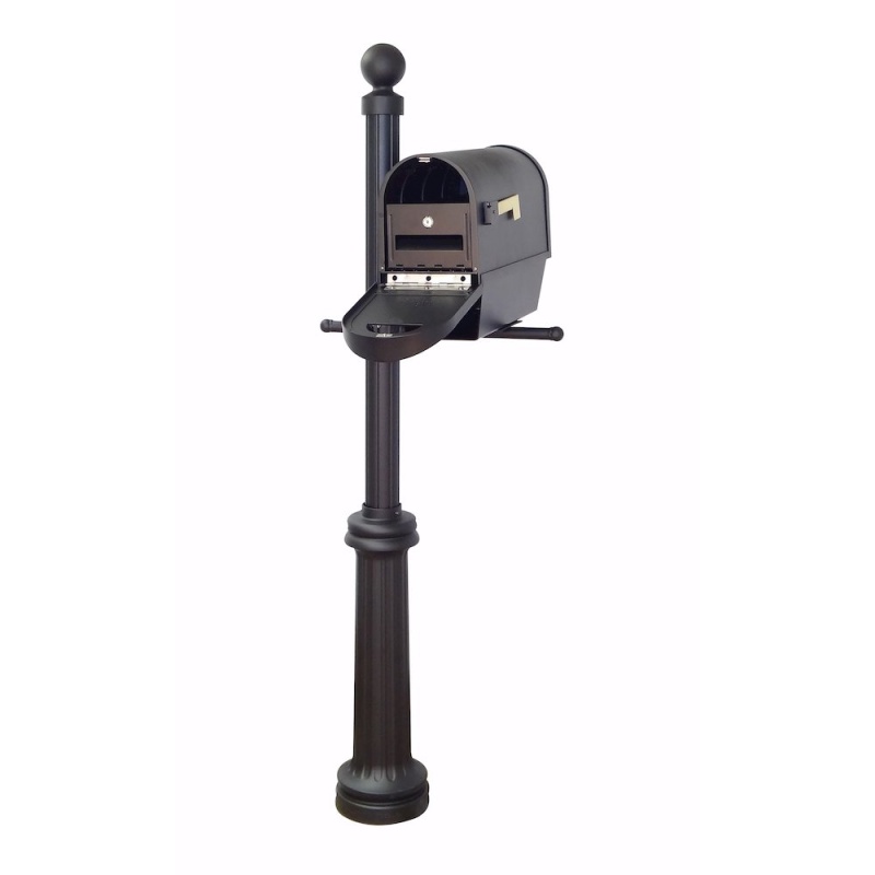 Classic Curbside Mailbox with Newspaper Tube and Locking Insert by ...