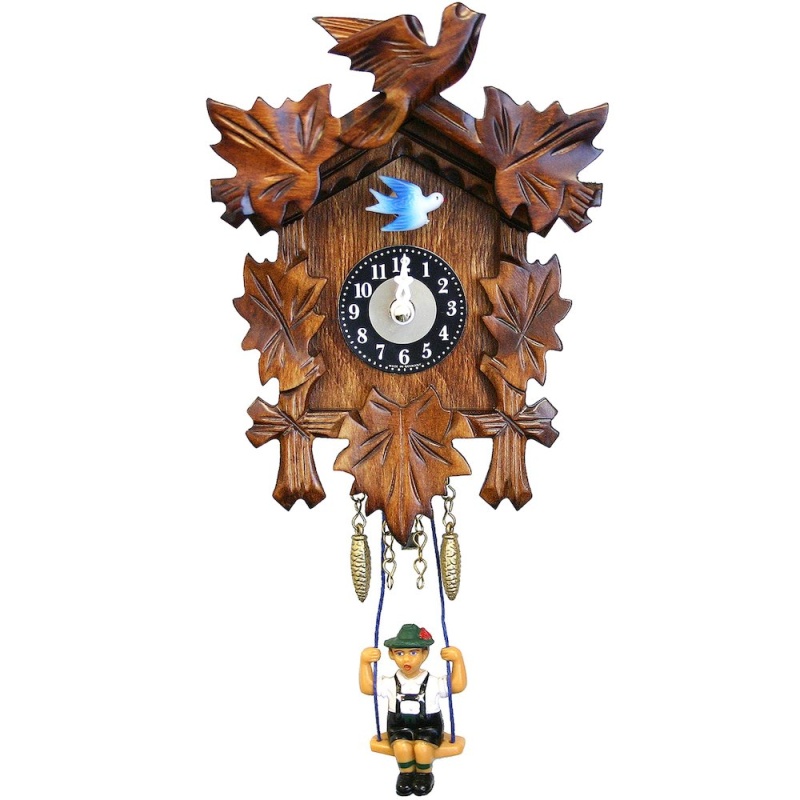 Engstler Mini Battery Operated Clock - Compact 6.75"H x 4.5"W x 2.75"D ...