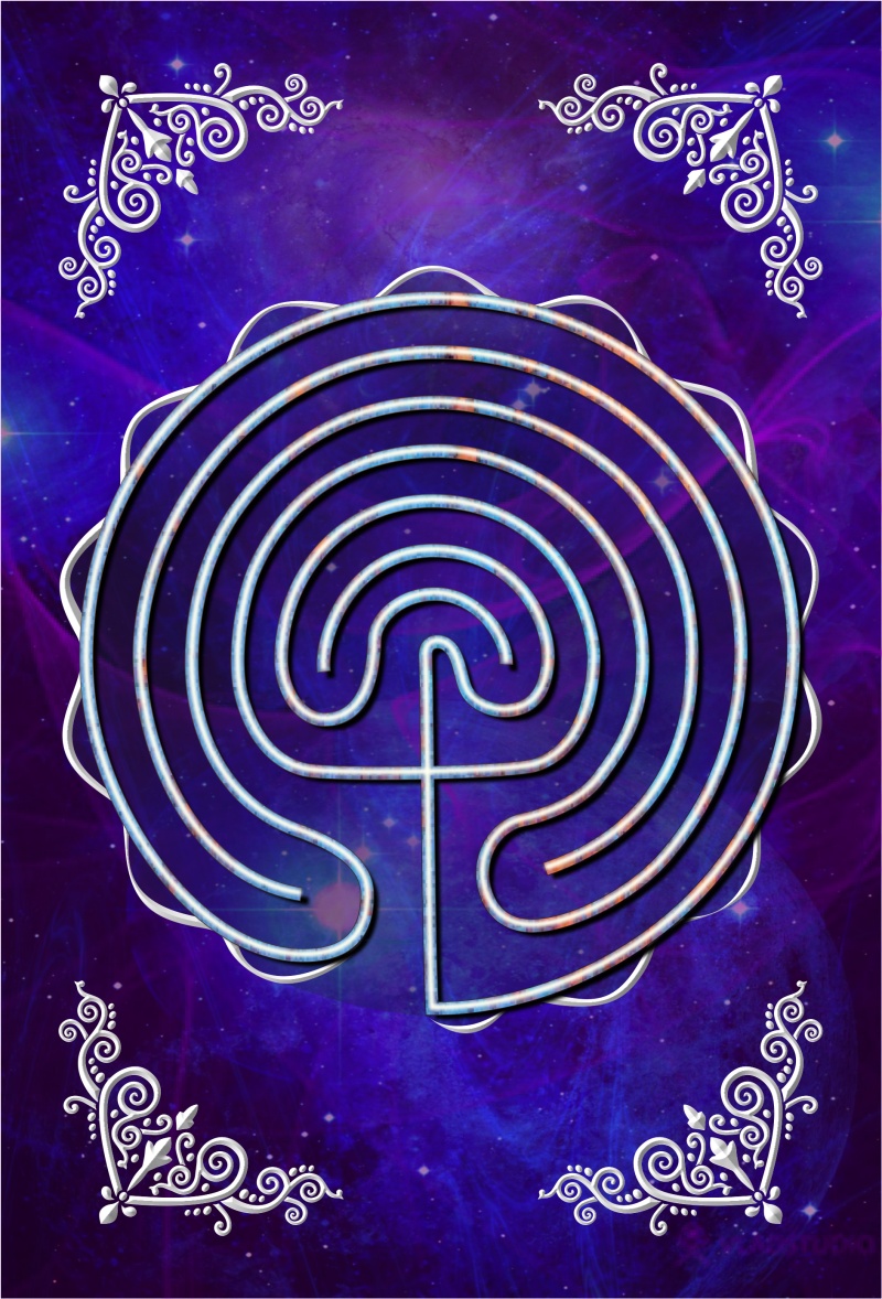 Meis Galicia - Classic - Labyrinth Mindful Tracing Art Journal ...