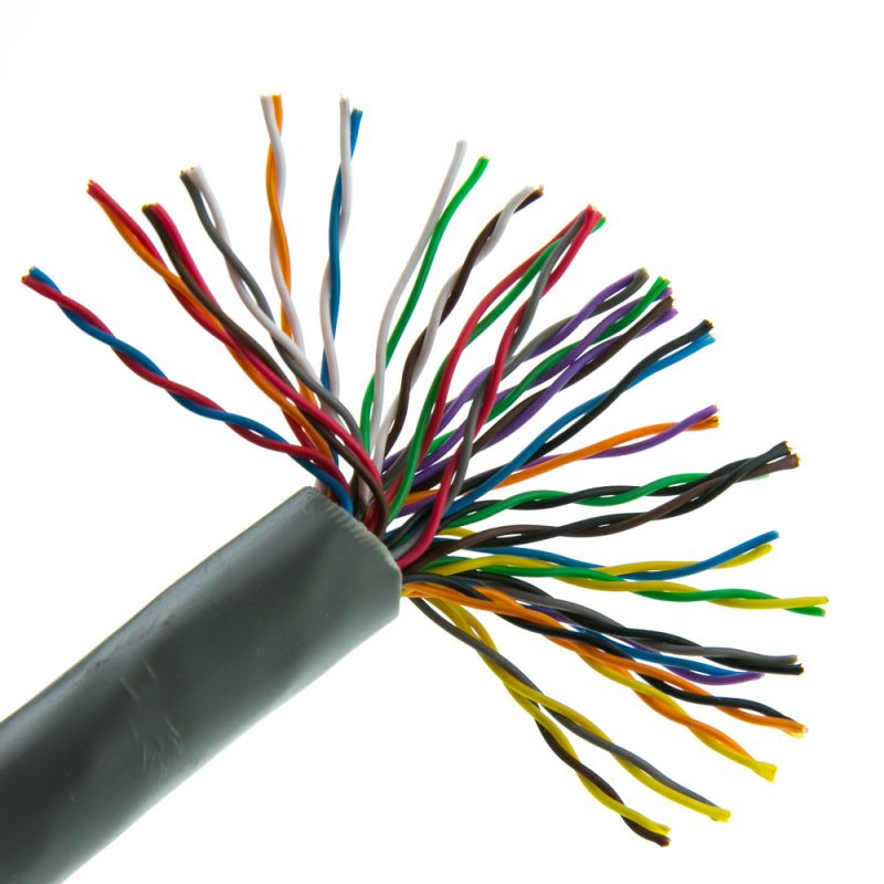 Buy 25-Pair Cat5e Solid Copper Telco Cable Online - 1000Ft CMR Rated