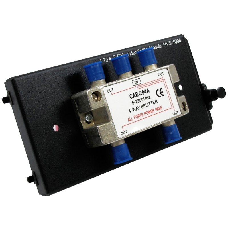 Buy Wavenet 4-Way Coaxial Cable Splitter Module with Metal Bracket Online