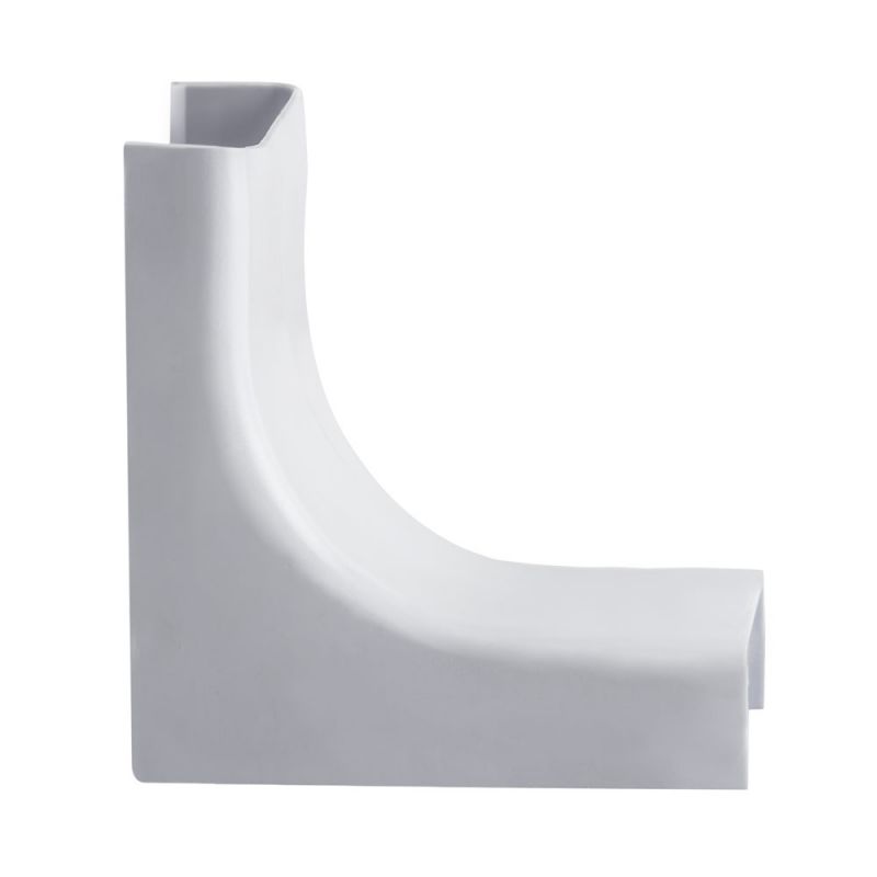 Buy Wire Trak Inside Corner for Raceway PVC White Online - 3/4" W x 1/2" H