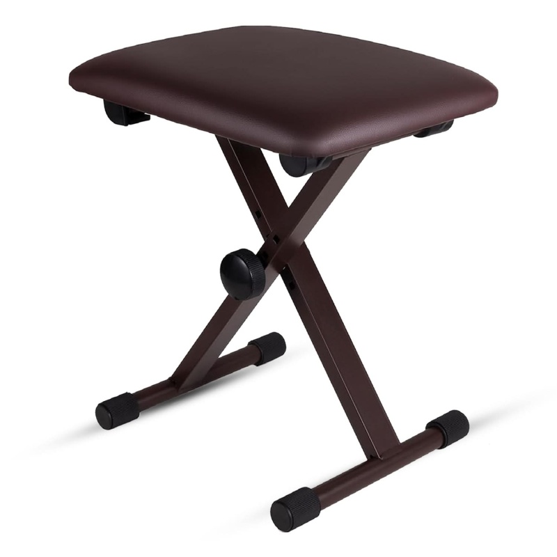 5 Core Keyboard Bench X Style Piano Stool Padded Adjustable Keyboards ...