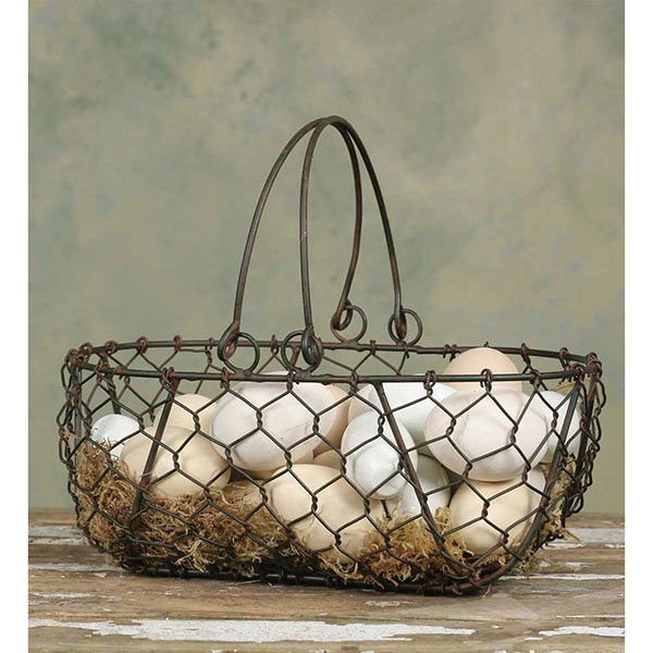 Gathering Basket - Woven Storage Container for Fresh Produce and More