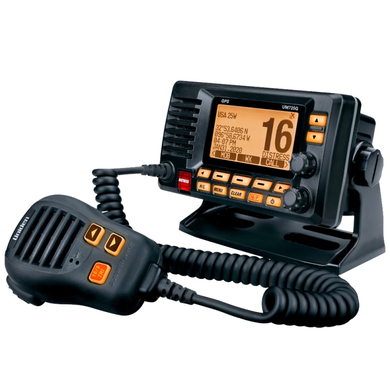 Buy Uniden UM725 Fixed Mount VHF Radio with GPS & Bluetooth - Black Online