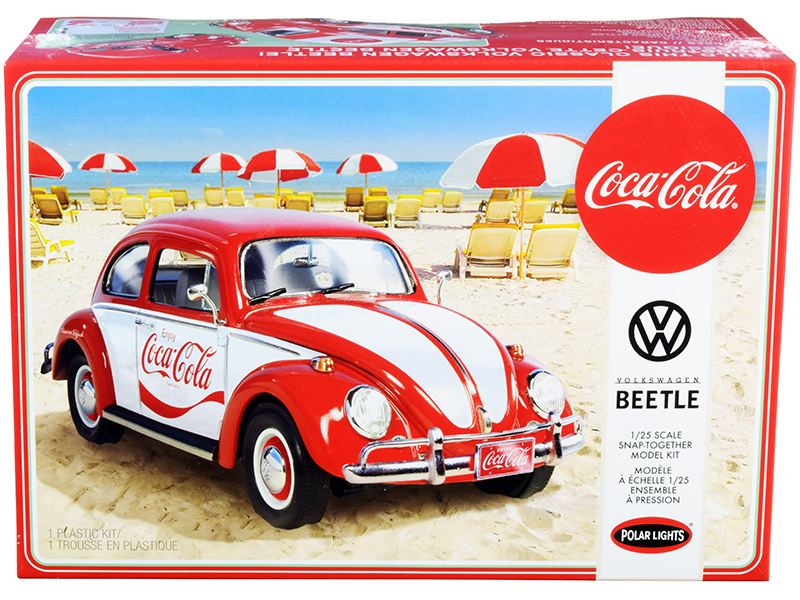 Buy Volkswagen Beetle 'Coca-Cola' 1/25 Scale Model Kit by Polar Lights ...