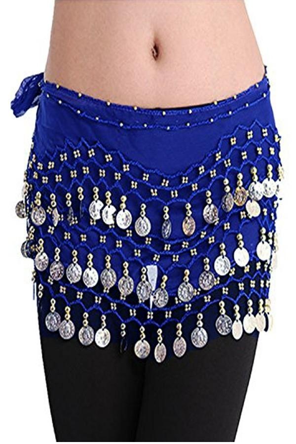 Belly Dancer Gold Coin Hip Scarves