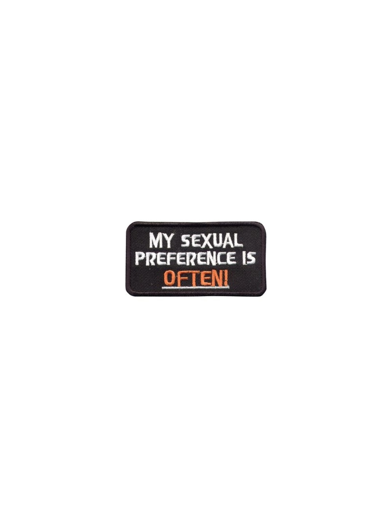 "My Sexual Preference Is Often" Patch