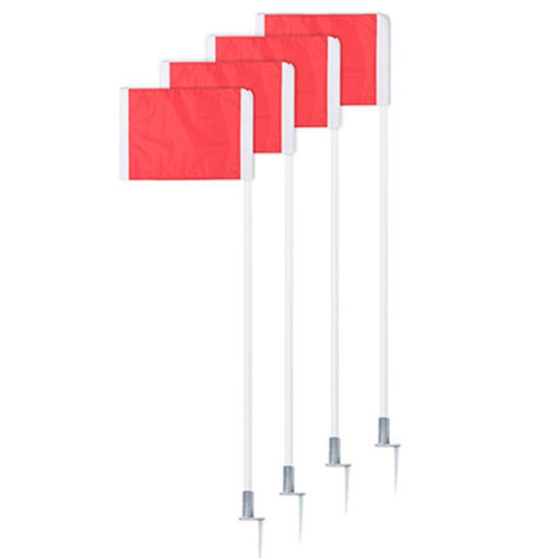 Spring Loaded Corner Flags - Set Of 4