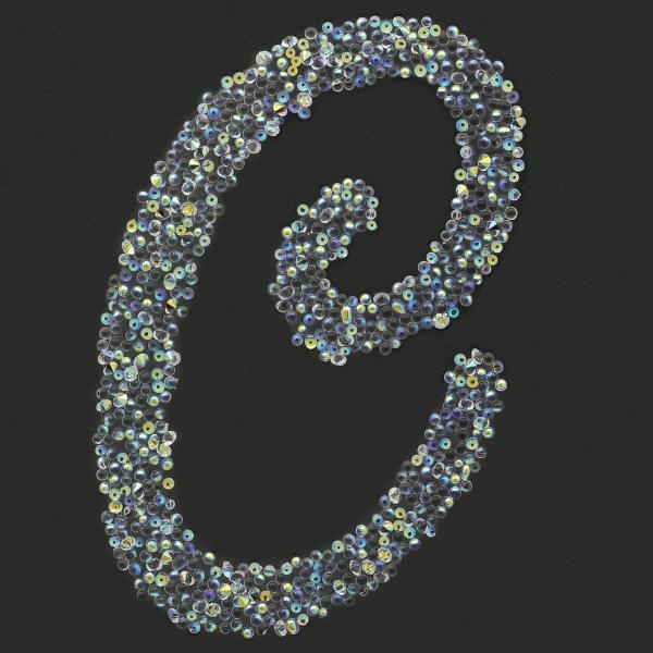 Buy Dreamtime Crystal Sticker Monogram Letter C Online - 2 Inch Height