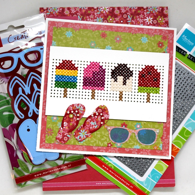 Popsicle Cross Stitch Cardmaking Bundle