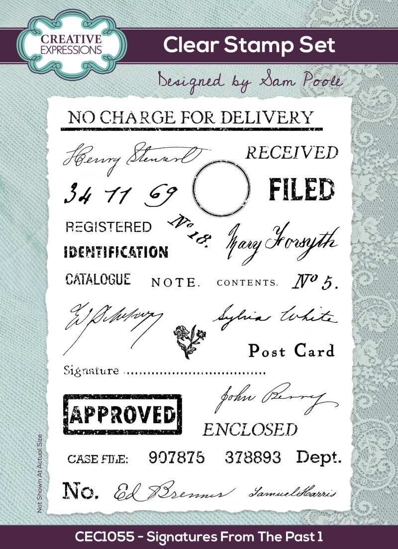 Creative Expressions Sam Poole Signatures From The Past 1 6 In X 8 In ...