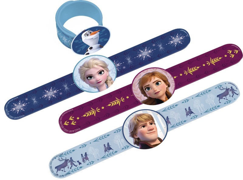 Disney Frozen 2 Slap Bracelet Party Favors - Anna, Elsa, Olaf ...
