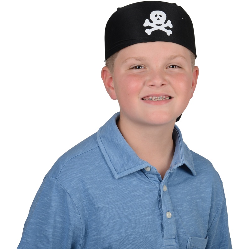 Buy Pirate Cap/Black Online - Perfect for Pirate or Biker Costume