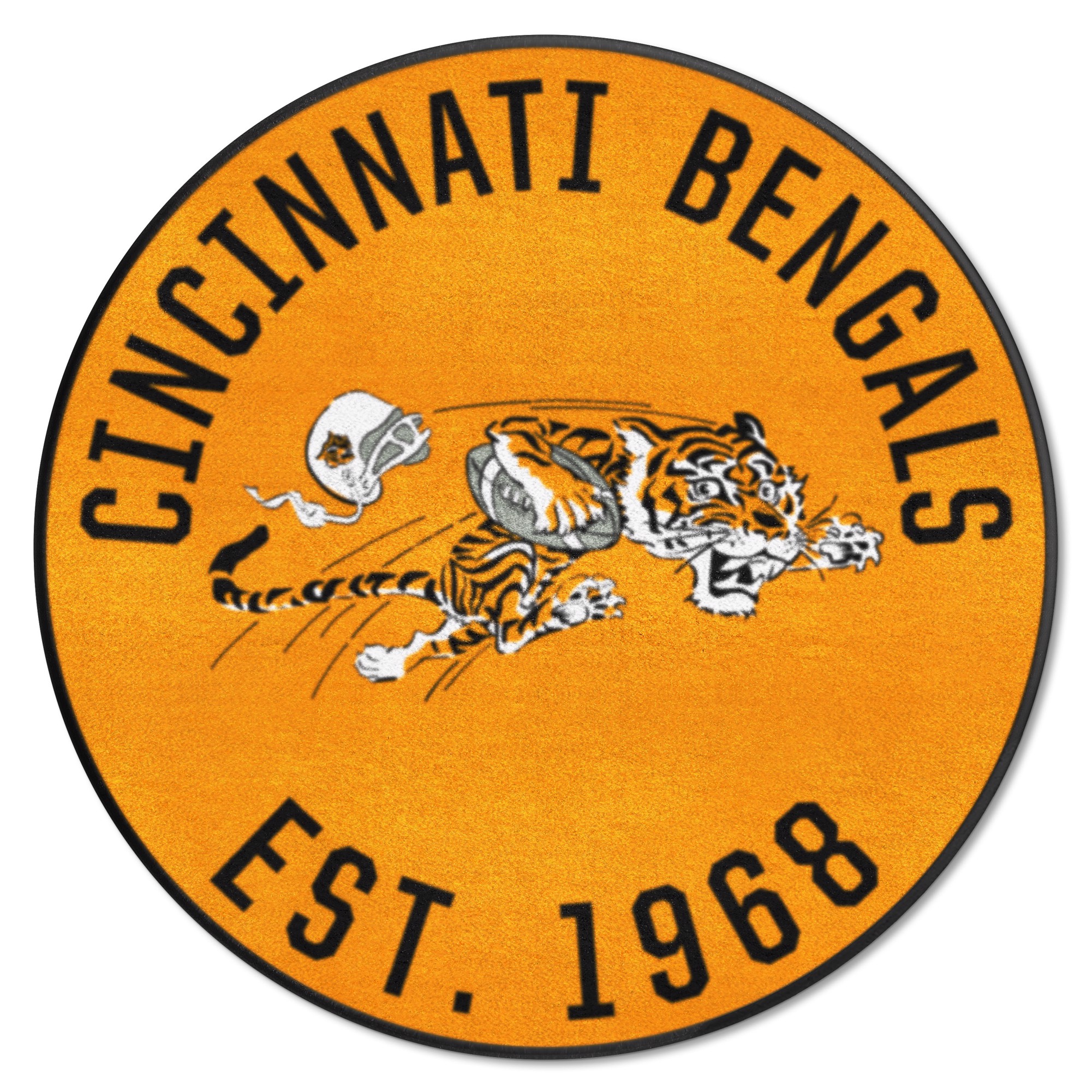 Cincinnati Bengals Roundel Mat - Retro Collection