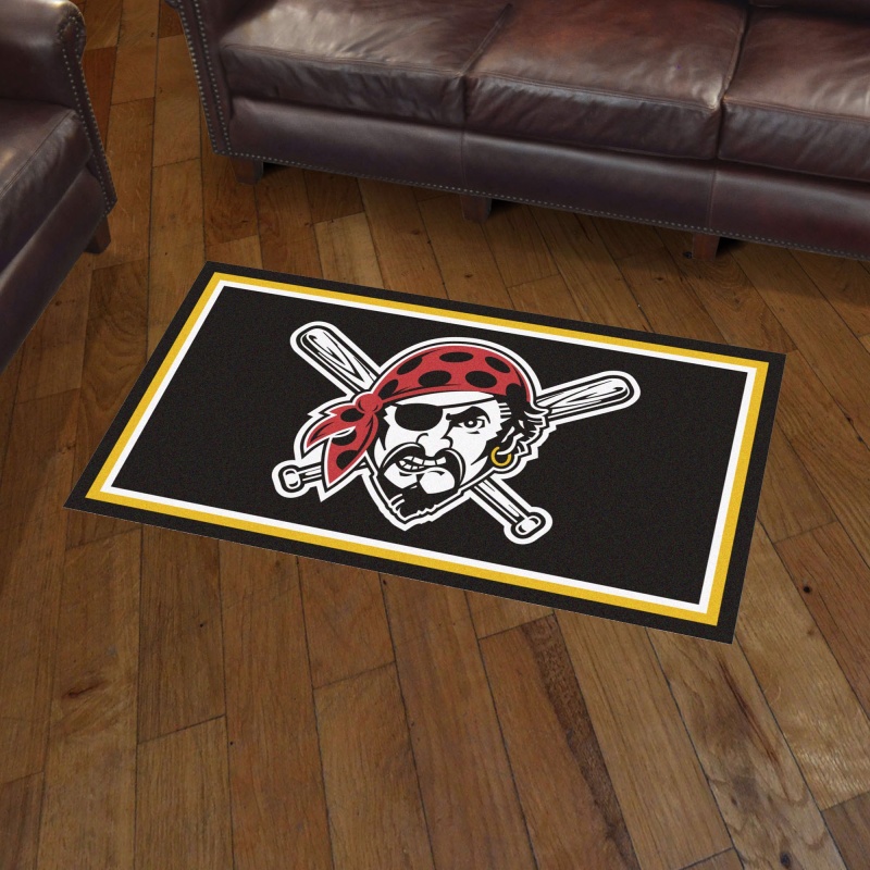 Pittsburgh Pirates 3X5 Plush Rug