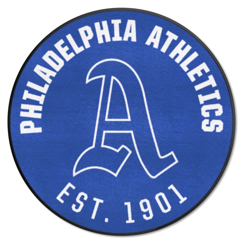 Philadelphia Athletics Retro Roundel Mat - Official MLB Team Logo Decor