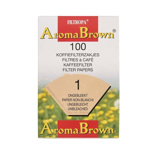 Buy Aroma Brown Filtropa Unbleached Coffee Filter #1 100 Count Online