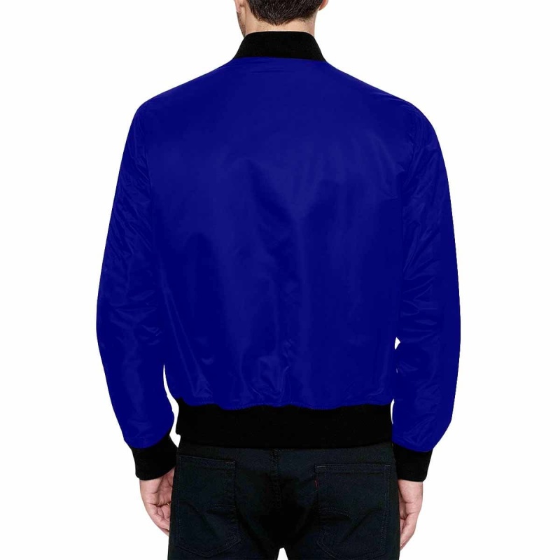 Mens Jacket, Navy Blue Bomber Jacket
