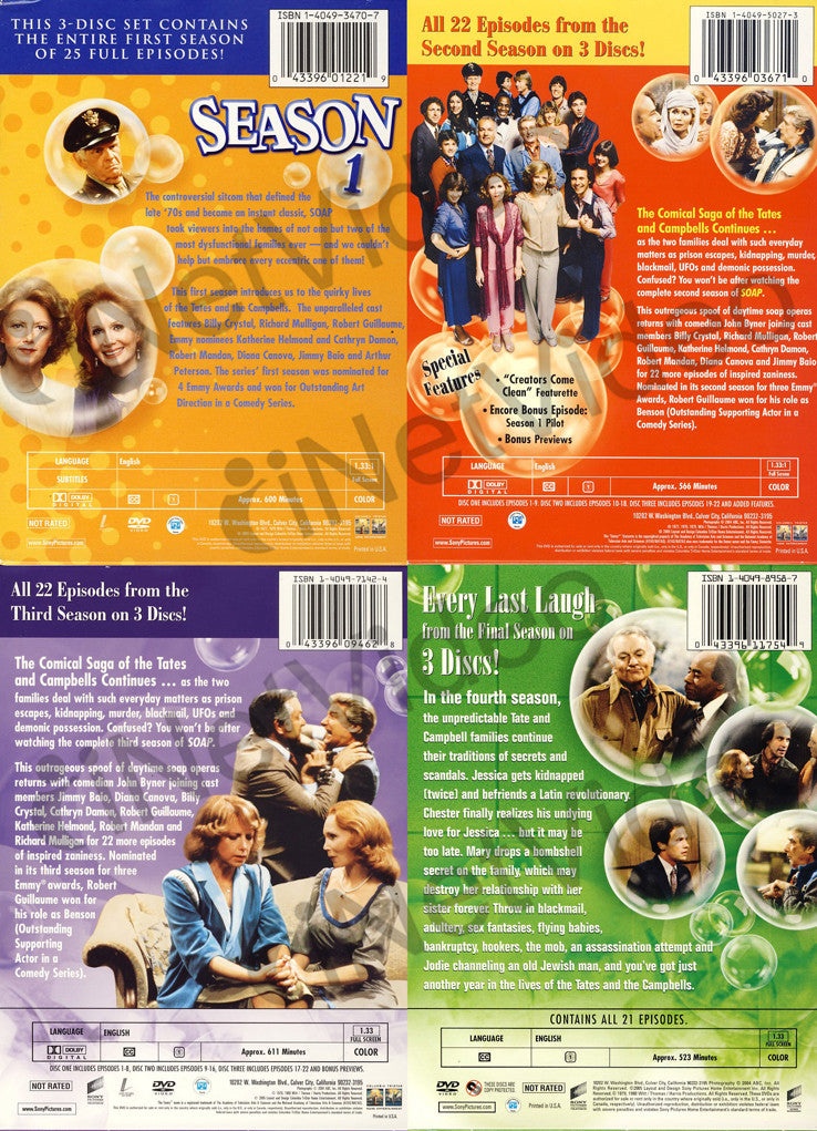 Soap - The Complete Series (Season 1, 2, 3, 4)(Boxset)