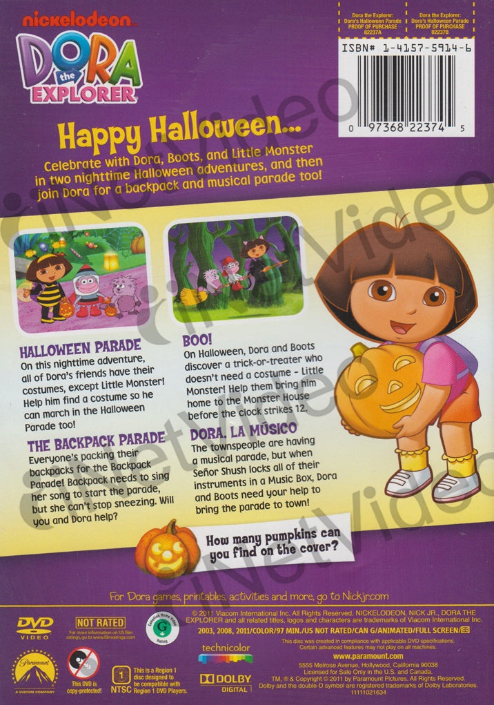 Dora The Explorer: Dora's Halloween Parade