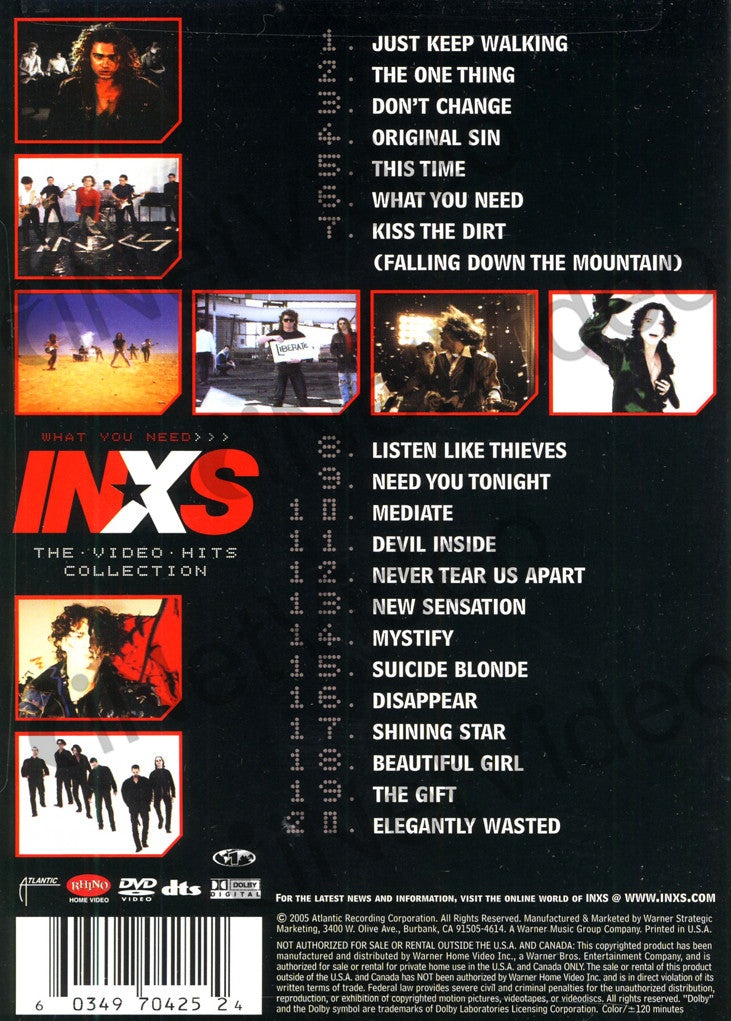 Inxs - What You Need - The Video Hits Collection