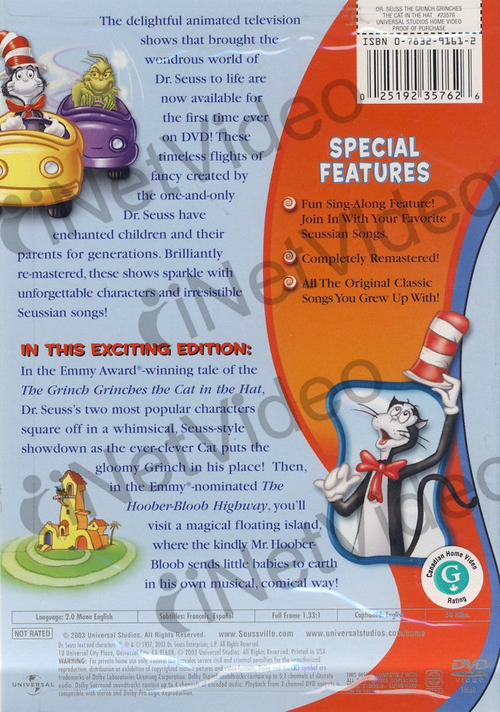 Dr. Seuss - The Grinch Grinches The Cat In The Hat/The Hoober-Bloob Highway