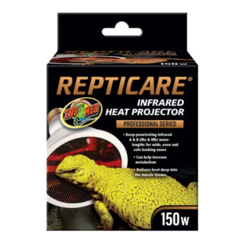 Repticare Infrared Heat Projector 150W Long Lasting Heat Source