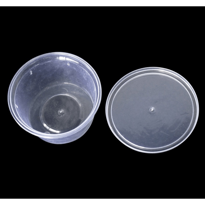 10-Pack Jungle Bob Round Plastic Container 2.5"X1.5"