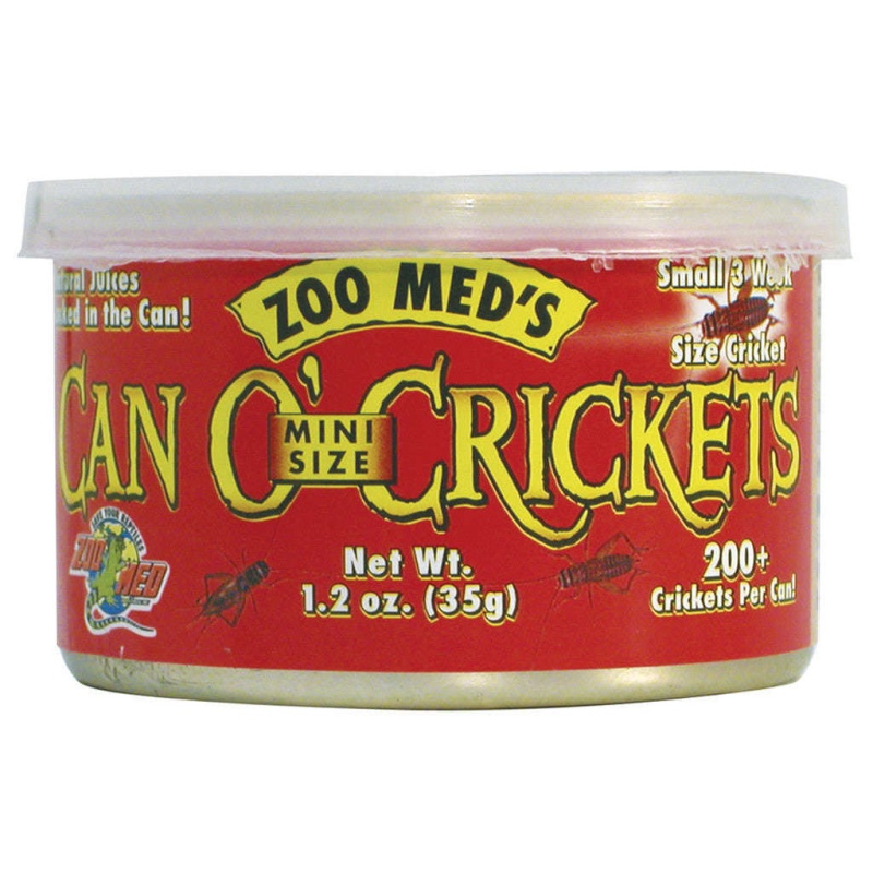 Zoo Med Can O' Mini Crickets 200 Ct