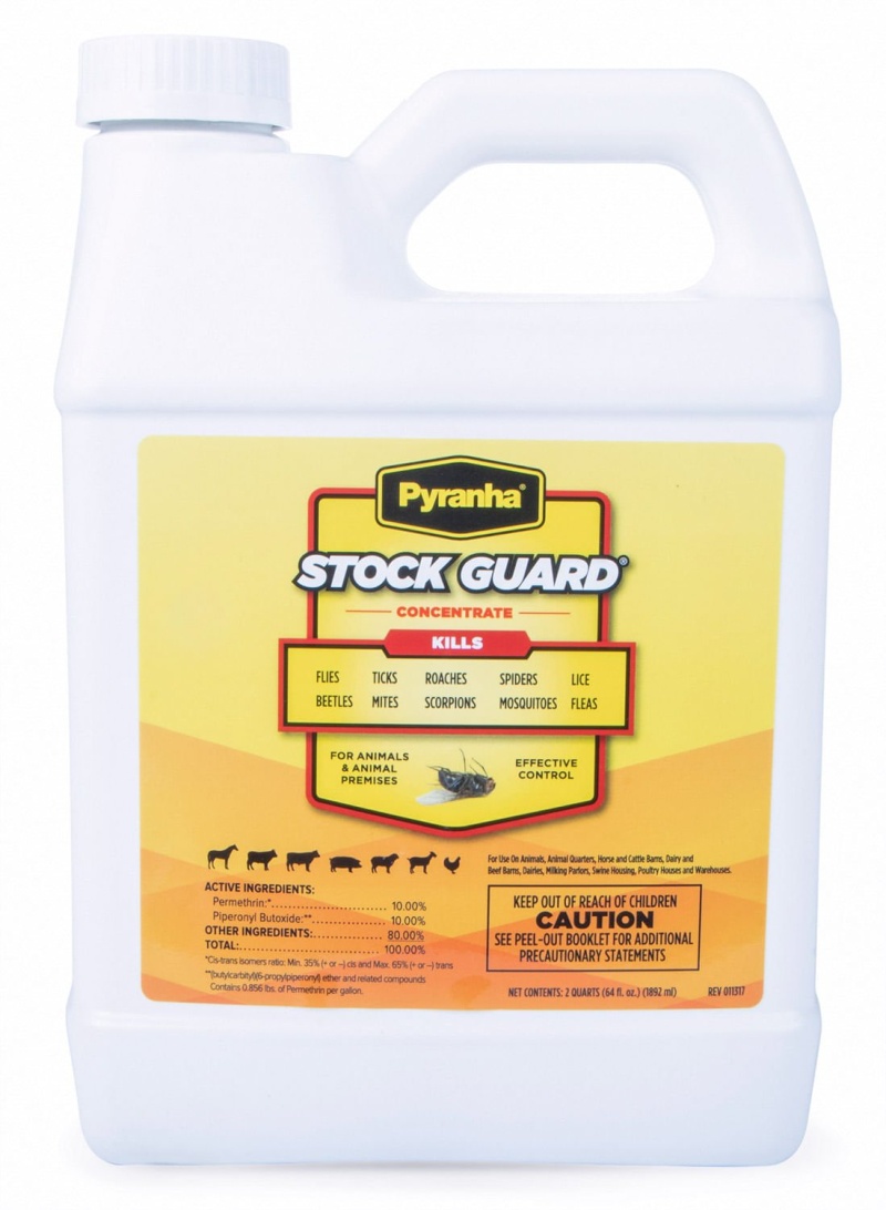 Pyranha Stock Guard Concentrate Fly Control Spray For Livestock & Premises