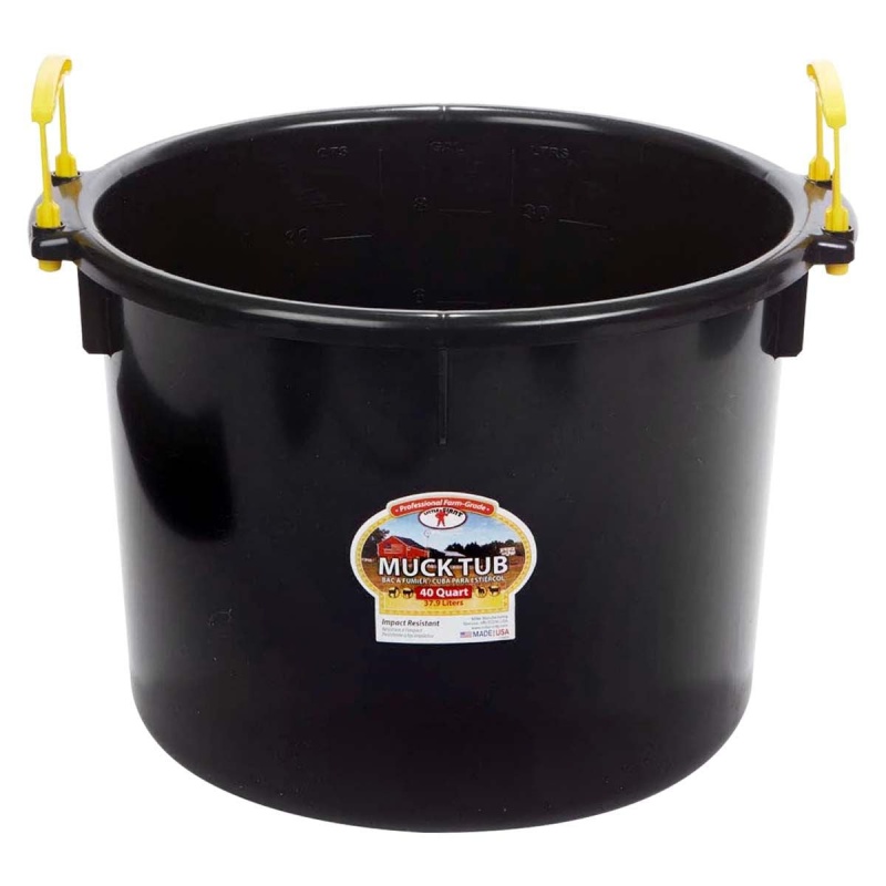 Little Giant Muck Tub – 40 & 70 Quart Heavy Duty Muck Bucket With ...