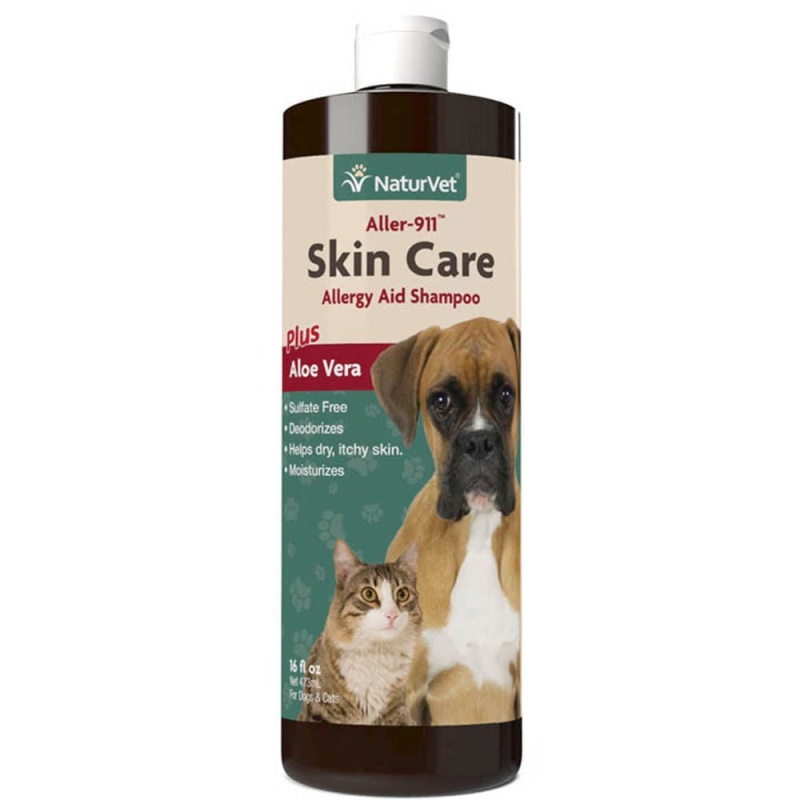 Aller-911 Skin Care Allergy Aid Shampoo Plus Aloe Vera For Dogs & Cats ...