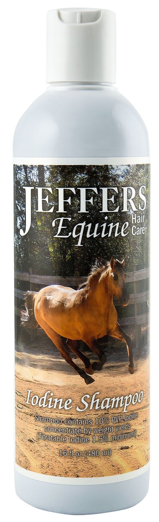 Buy Jeffers Equine Iodine Shampoo Online for Healthy Horse Skin and Coat