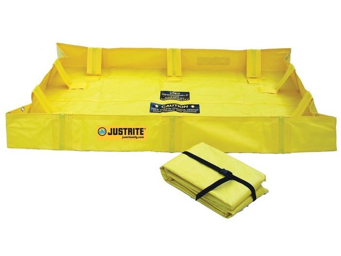 Buy 4' X 4' X 8" Folding Spill Containment Berm Online - 79 Gallon ...