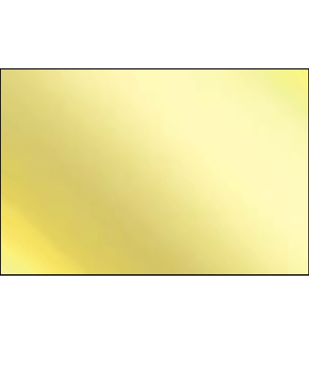 Brass Sheets - Bright Gold, Rotary Engravable