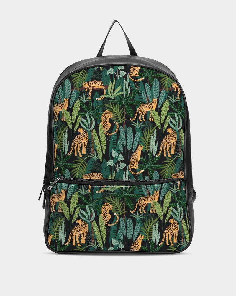 Buy Classic Faux Leather Backpack Jungle Cheetah Online