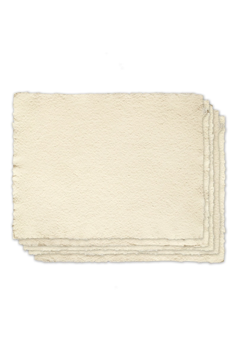 Indigo Art Papers Hand Crafted 75% Cotton & 25% Flax Blend Paper 16 X ...