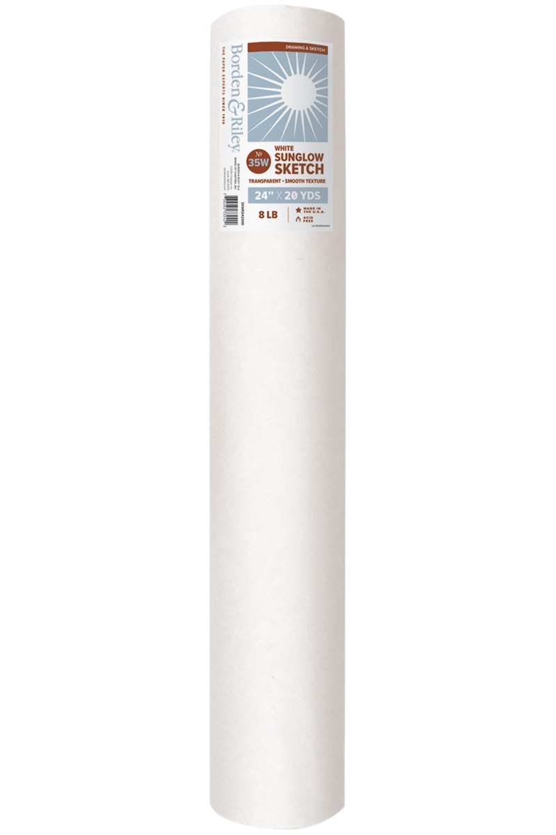 35W Sun-Glo White 24"X20yd. Roll