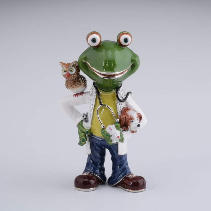 Buy Unique Handmade Veterinary Frog Trinket Box Online - Keren Kopal